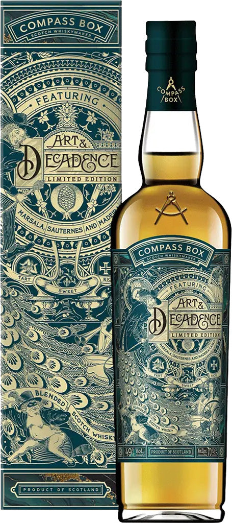 Compass Box Art & Decadence Blended Scotch Whisky 700ml (Limit 1) – Mission Wine & Spirits