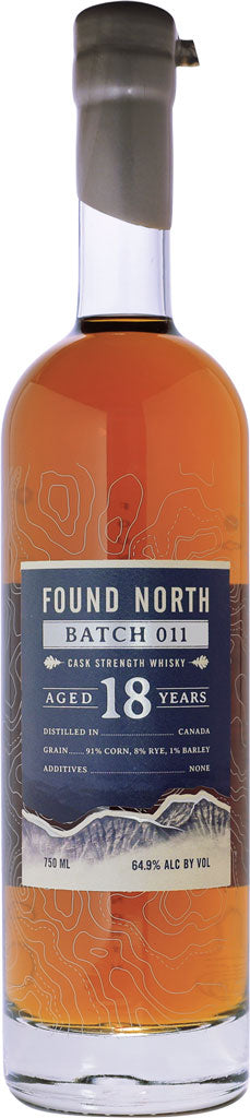 Found North Batch 011 18 Year Old Cask Strength Whisky 750ml – Mission Wine & Spirits