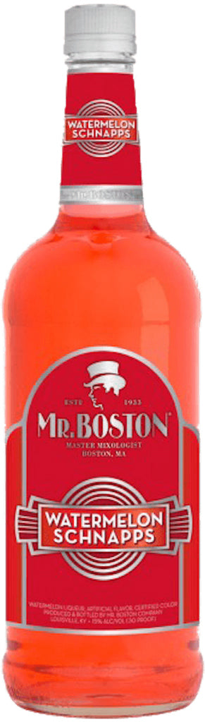Mr. Boston Watermelon Schnapps 1L – Mission Wine & Spirits