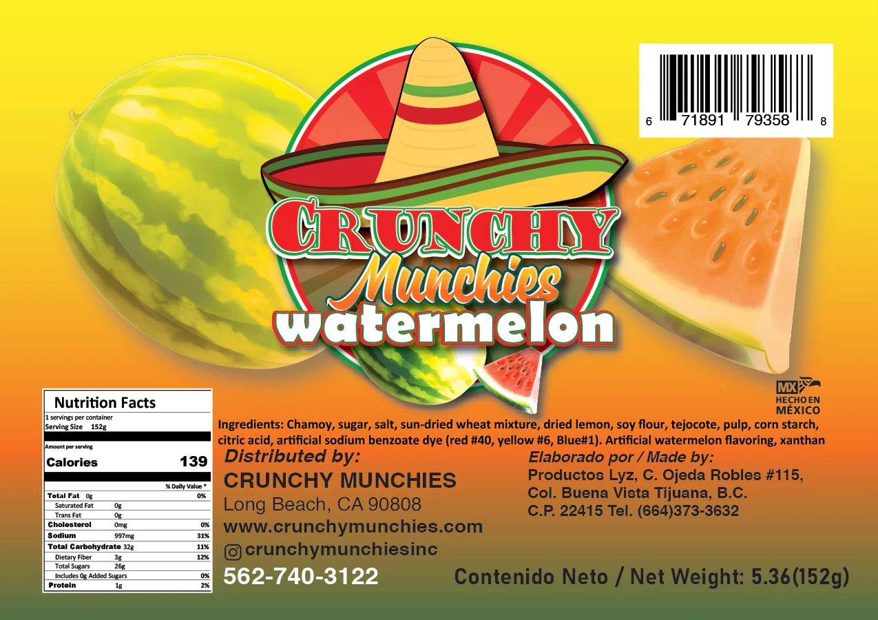 Crunchy Munchies Watermelon Rim Paste 8oz – Mission Wine & Spirits