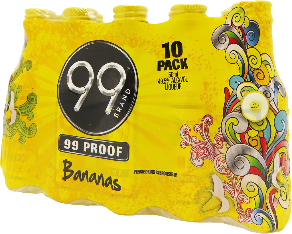 99 Bananas Schnapps 50ml 10pk – Mission Wine & Spirits