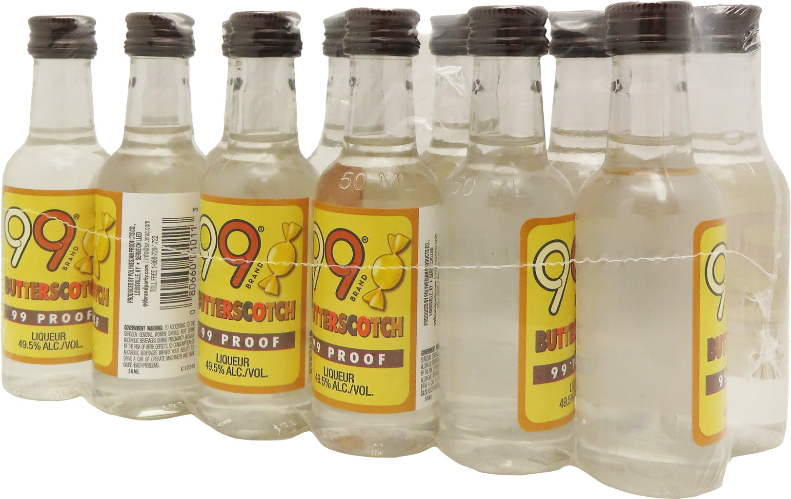99 Butterscotch Schnapps 50ml 12pk – Mission Wine & Spirits