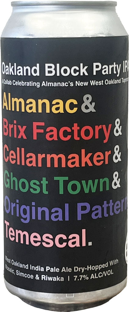 Almanac Oakland Block Party IPA 16oz Can – Mission Wine & Spirits