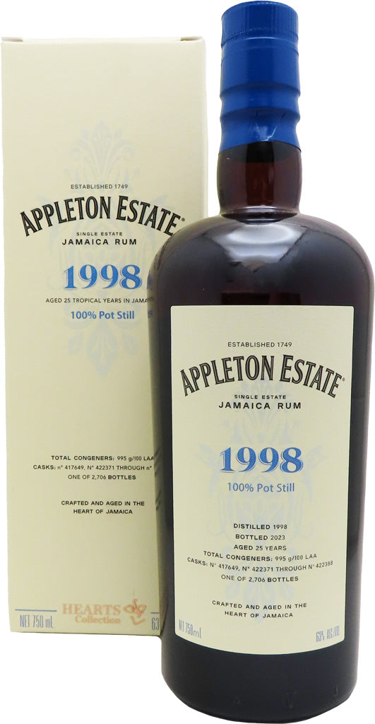 Appleton Estate 1998 Hearts Collection Rum 750ml – Mission Wine & Spirits