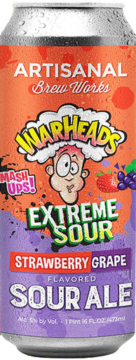 Artisanal Warheads Strawberry Grape Sour 16oz Can – Mission Wine & Spirits
