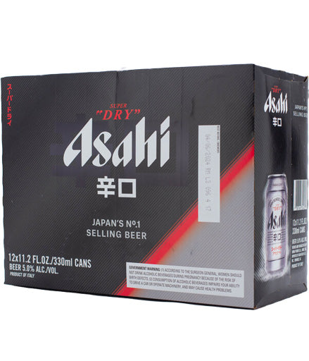 Asahi Dry Lager 12pk Cans – Mission Wine & Spirits
