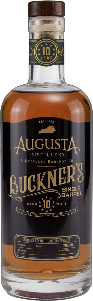Augusta Buckner's Single Barrel 10 Year Old Straight Bourbon Whiskey 7 ...