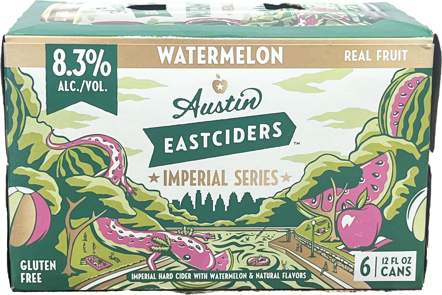 Austin Eastciders Imperial Watermelon Cider 6pk Cans – Mission Wine ...