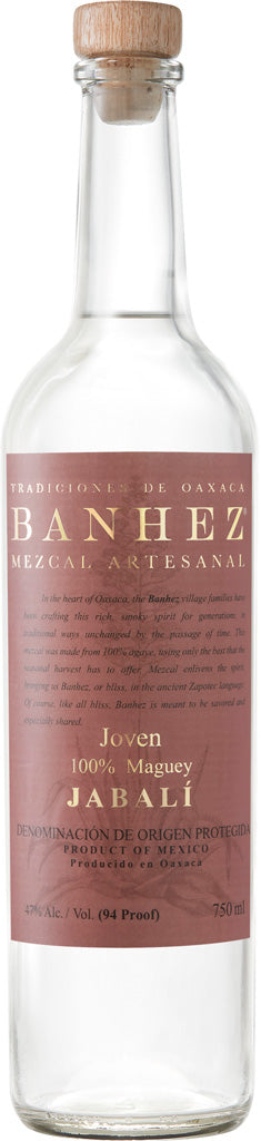 Banhez Jabali Mezcal Joven 750ml – Mission Wine & Spirits