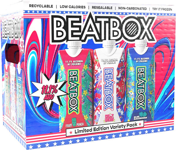 Beatbox Red White & Blue Limited Edition Party Box 6pk – Mission Wine ...