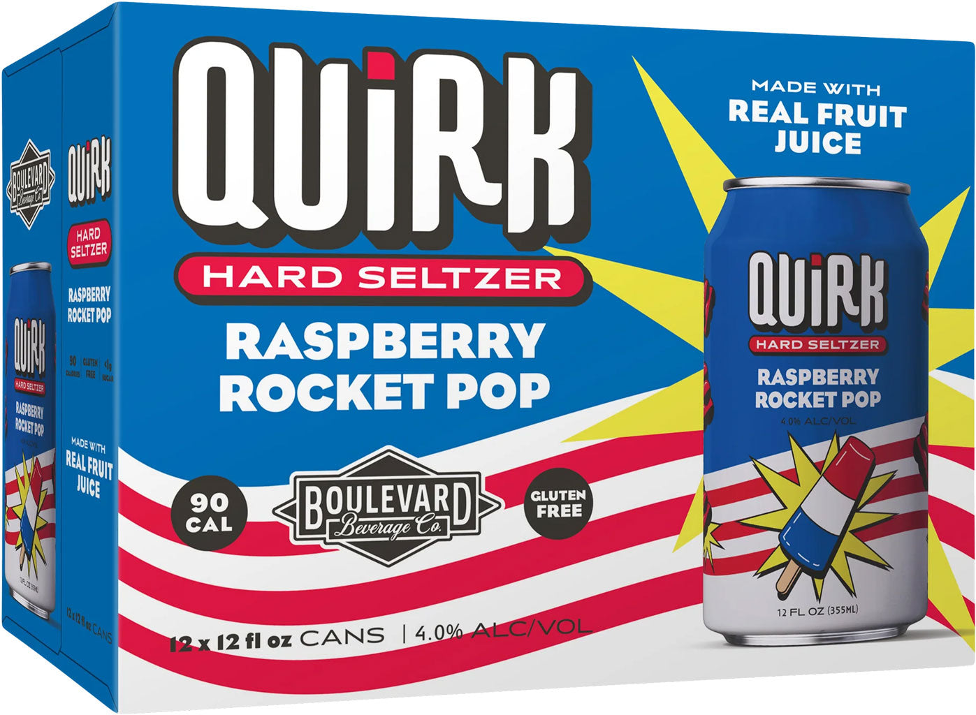 Boulevard Quirk Raspberry Rocket Pop 12pk Can – Mission Wine & Spirits