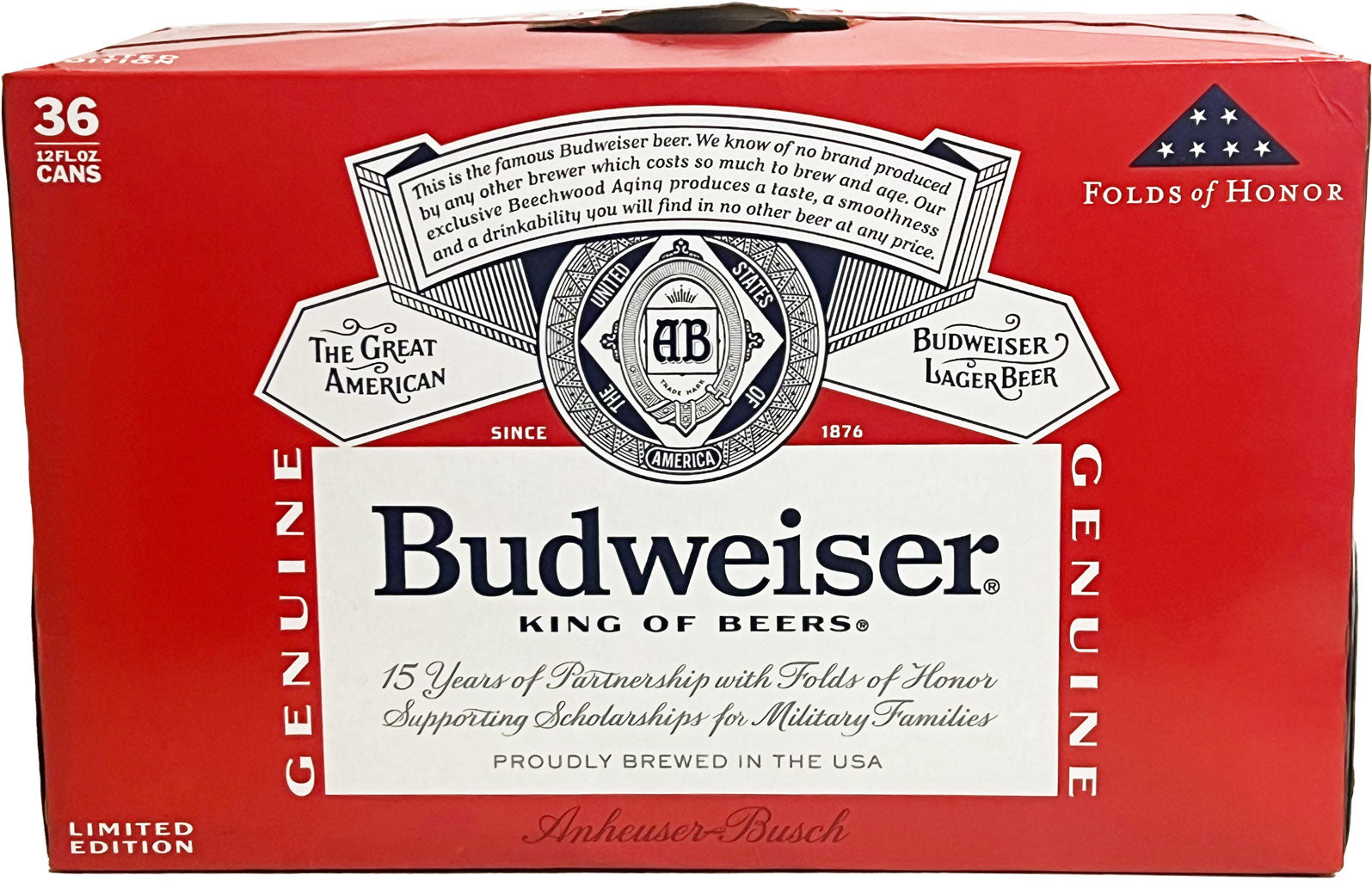 Budweiser 36pk Cans – Mission Liquor