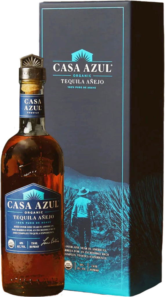 Casa Azul Organic Tequila Anejo 750ml – Mission Wine & Spirits