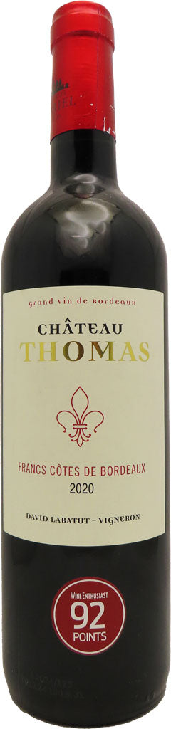 Chateau Thomas Francs Cotes de Bordeaux 750ml – Mission Liquor