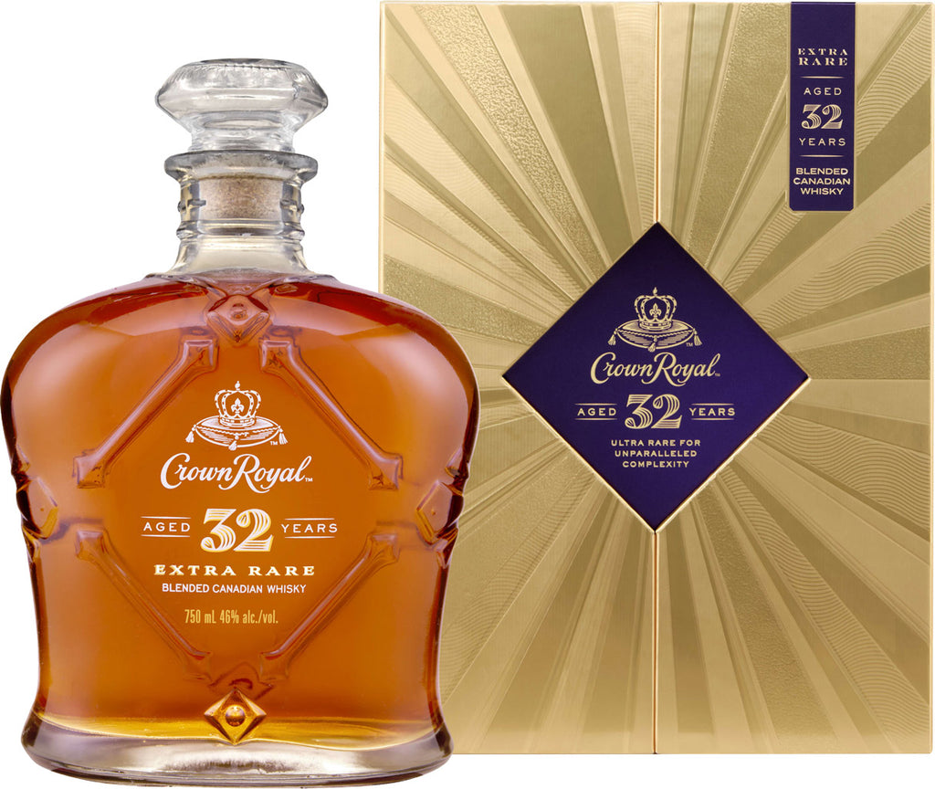 Crown Royal Extra Rare 32 Year Old Blended Canadian Whisky 750ml ...