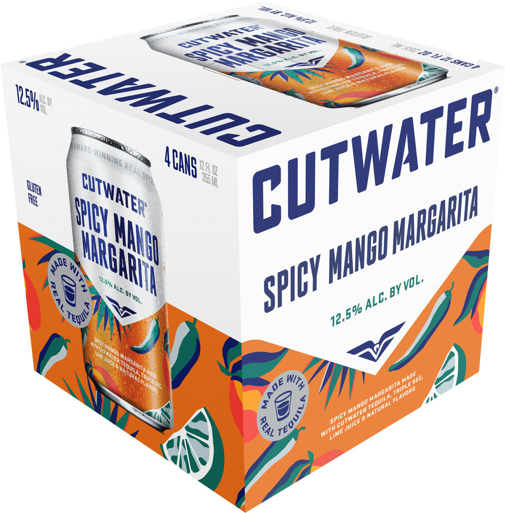 Cutwater Spirits Spicy Mango Margarita 4pk – Mission Wine & Spirits