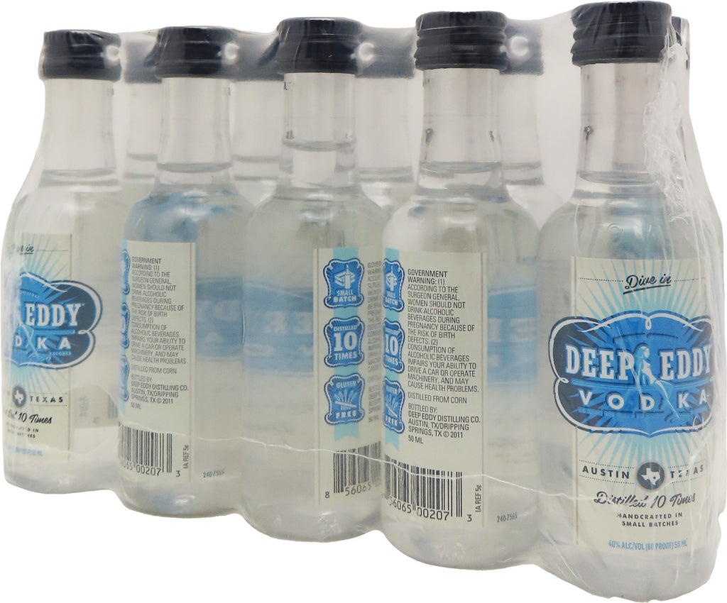 Deep Eddy Vodka 50ml 10pk – Mission Liquor