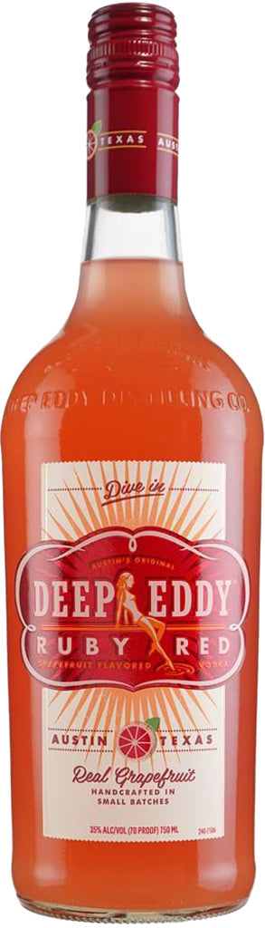 Deep Eddy Ruby Red Grapefruit Vodka 750ml – Mission Wine & Spirits