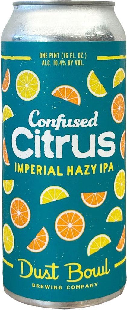 Dust Bowl Confused Citrus Imperial Hazy IPA 16oz Can – Mission Wine ...