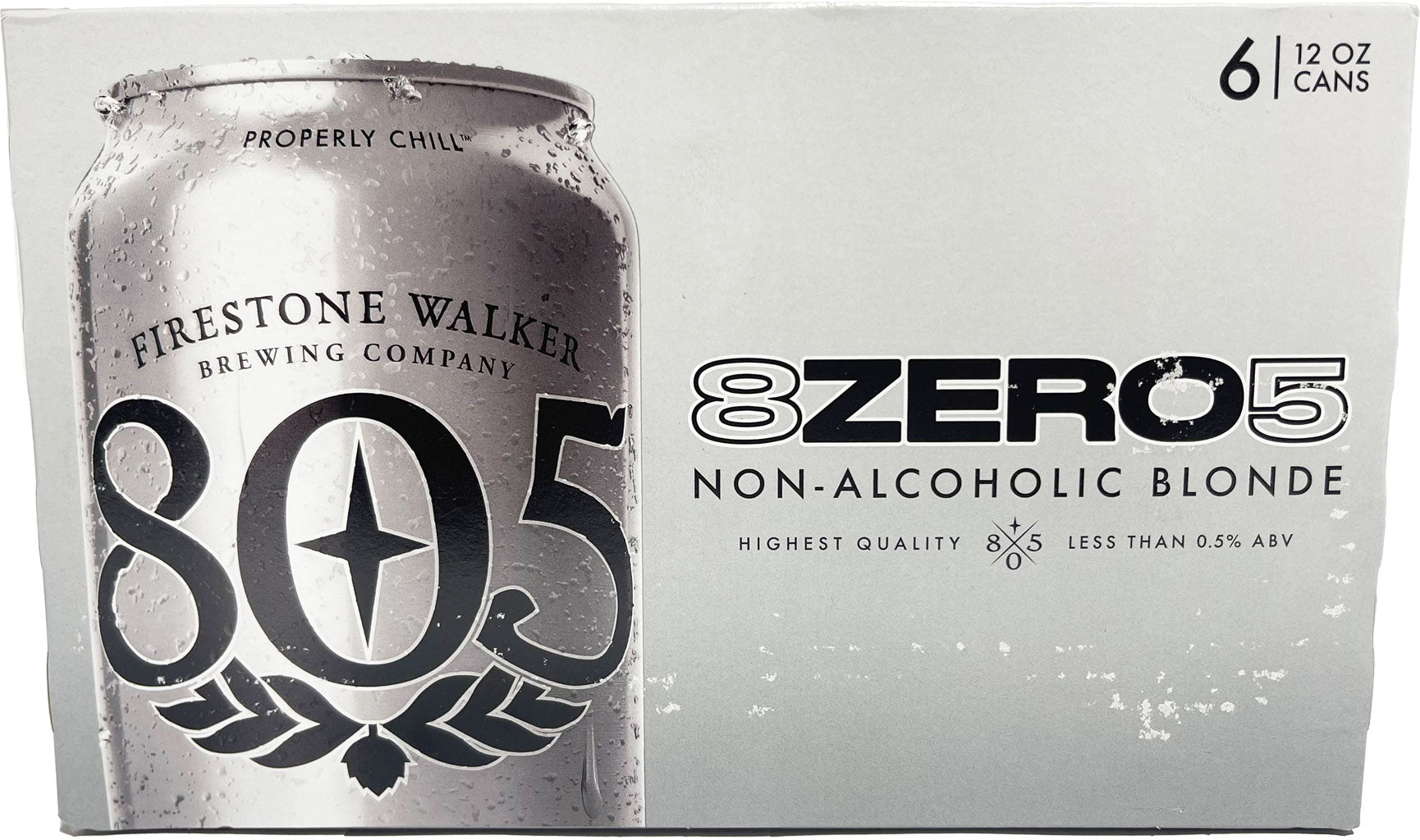 Firestone 805 Zero Alcoholic Blonde Ale 12oz 6pk Cans – Mission Wine ...