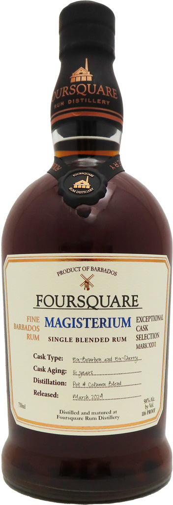 Foursquare Magisterium Single Blended Rum 16 Year Old 750ml – Mission Wine & Spirits