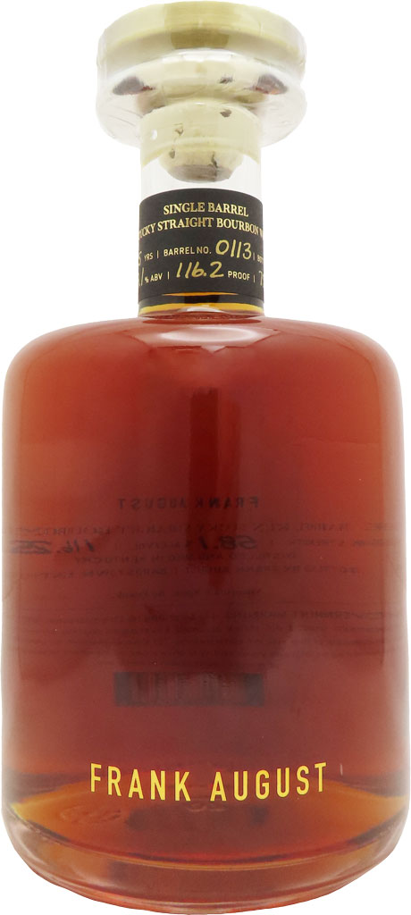 Frank August Single Barrel Kentucky Bourbon 7 Year Old 750ml – Mission ...