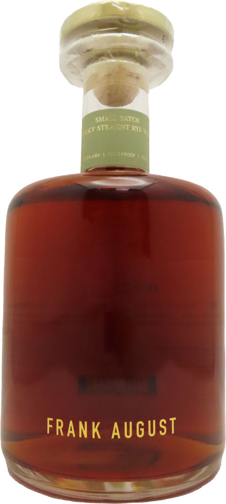 Frank August Small Batch Rye 100 Proof 750ml – Mission Wine & Spirits
