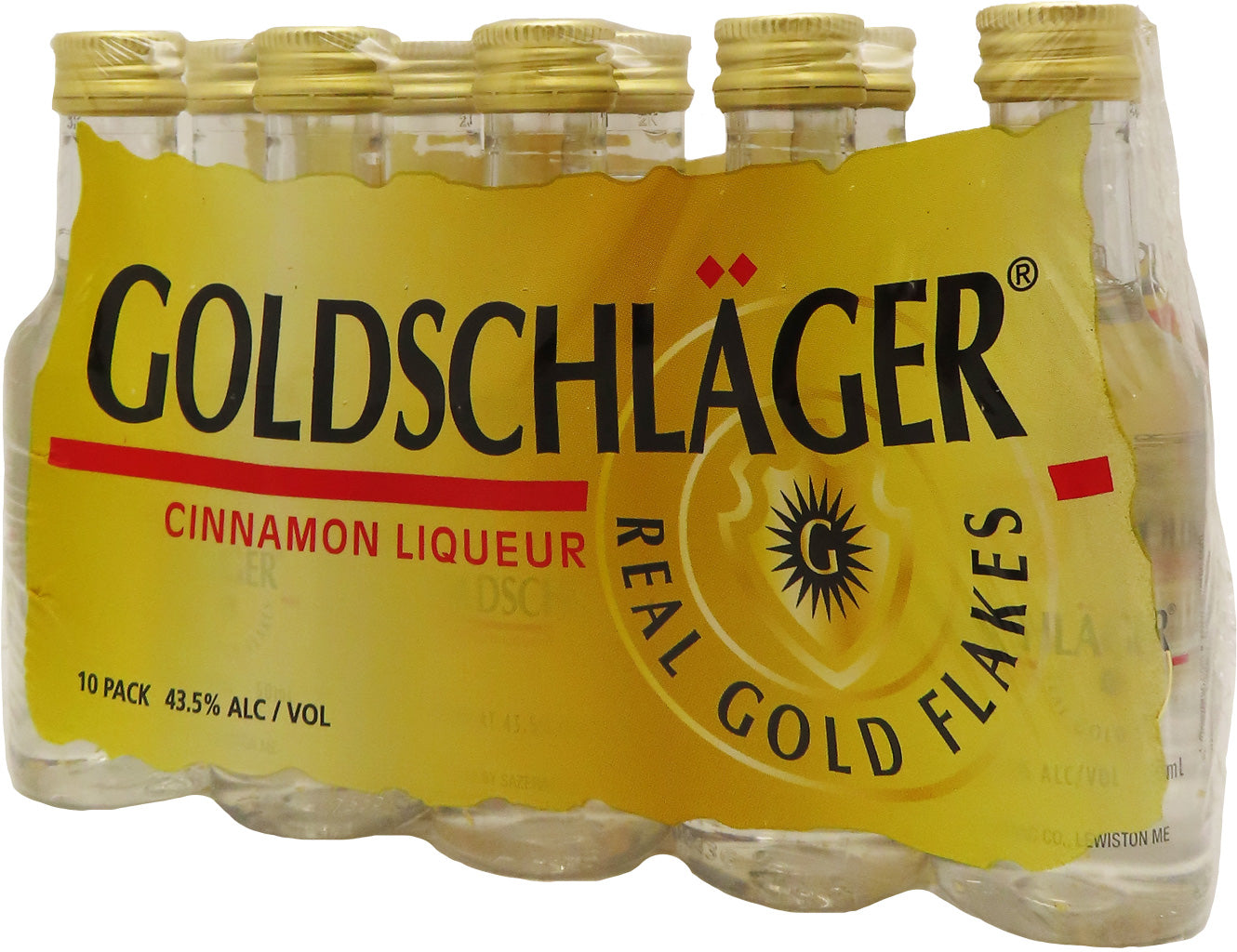 Goldschlager Cinnamon Schnapps Liqueur 50ml 10pk – Mission Liquor