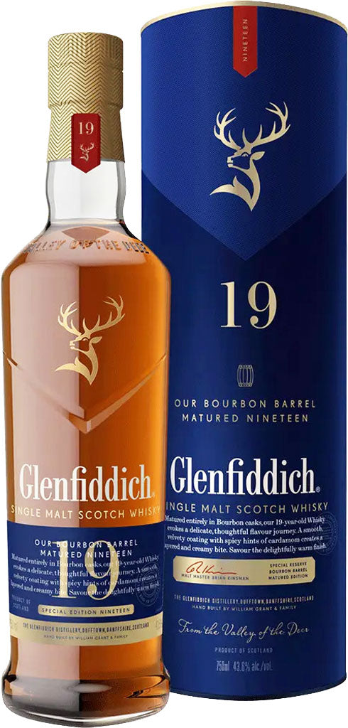 Glenfiddich Special Reserve 19 Year Old Bourbon Barrel Matured Single – Mission Wine & Spirits