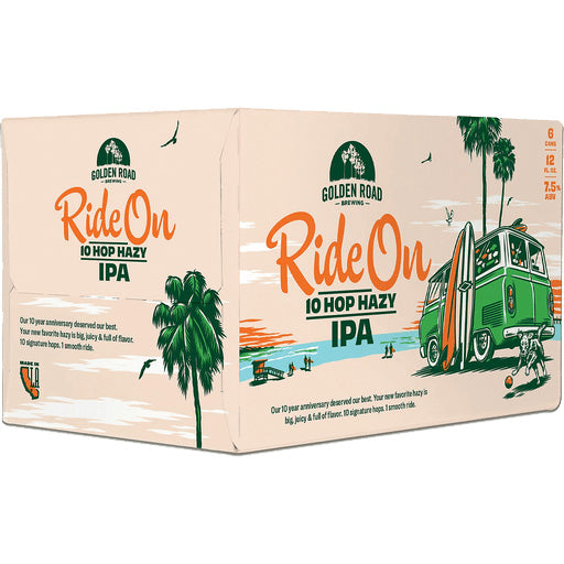 Golden Road Ride On 10 Hop Hazy 6pk Can – Mission Wine & Spirits