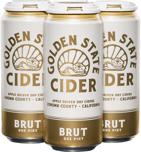 Golden State Bay Brut Unfiltered Cider 16oz 4pk Cans – Mission Wine ...
