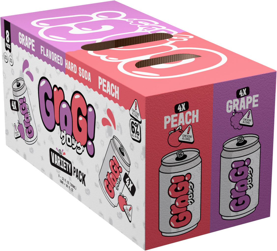 Grog! Grape/Peach Variety Pack 8pk (IN STORE PICKUP ONLY) – Mission Liquor