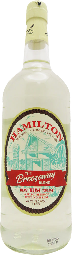 Hamilton Breezeway Blend White Rum 1L – Mission Wine & Spirits