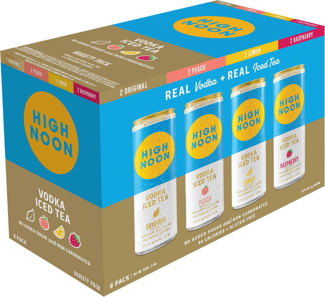 High Noon Iced Tea Hard Seltzer Variety 8pk Cans – Mission Wine & Spirits
