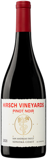 Hirsch Vineyards Pinot Noir San Andreas Fault Sonoma Coast 2021 750ml ...