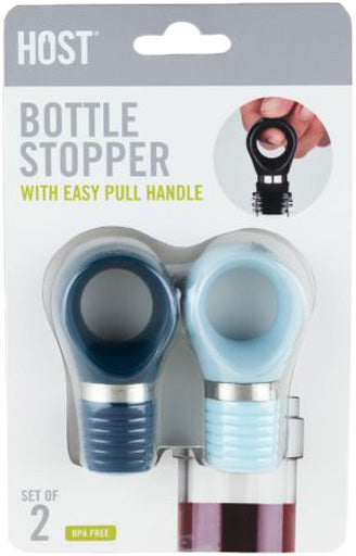 Host Easy Pull Bottle Stoppers 2pk – Mission Liquor