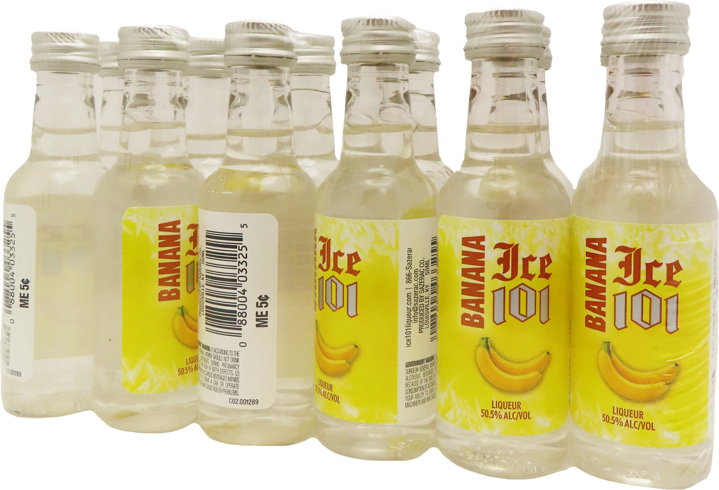 Ice 101 Banana Liqueur 50ml 12pk – Mission Liquor