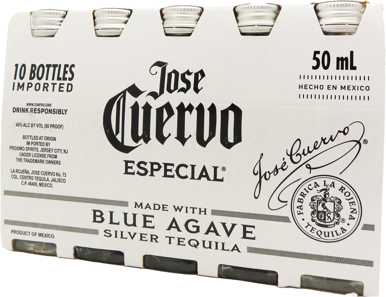 Jose Cuervo Especial Silver 50ml 10pk – Mission Wine & Spirits