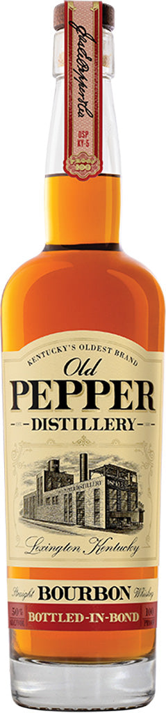 James E. Pepper 'Old Pepper' Bourbon 100 Proof 750ml – Mission Wine ...