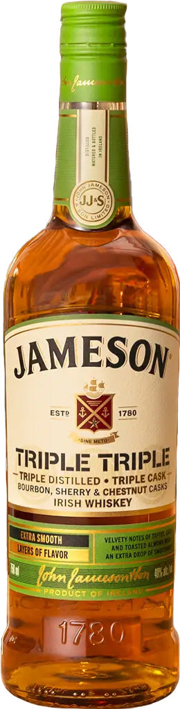 Jameson Triple Triple Irish Whiskey 750ml – Mission Liquor