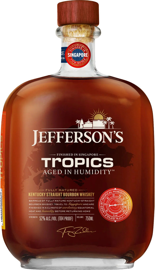 Jefferson's Tropic Aged In Humidity Straight Bourbon Whiskey 750ml ...