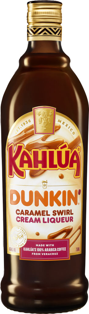 Kahlua Dunkin' Caramel Swirl Liqueur 750ml – Mission Wine & Spirits