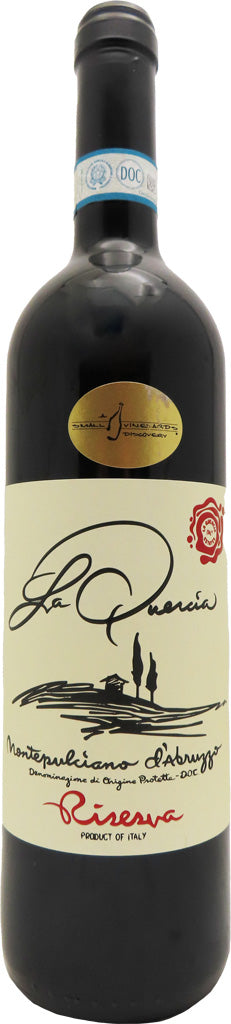 La Quercia Montepulciano d'Abruzzo Riserva 2019 750ml – Mission Wine ...