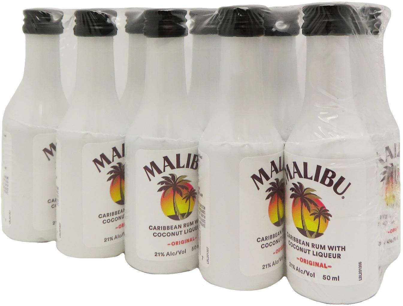Malibu Coconut Rum 50ml 10pk – Mission Wine & Spirits