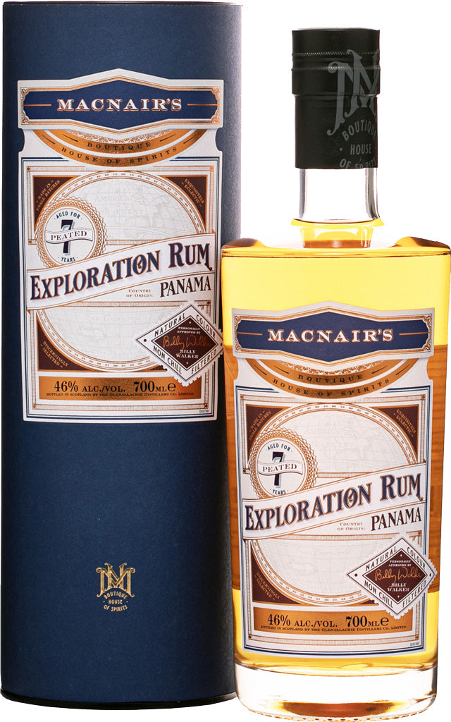 MacNair's Exploration Panama 7 Year Old Peated Rum 700ml – Mission Wine ...