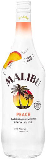 Malibu Peach Rum 750ml – Mission Wine & Spirits