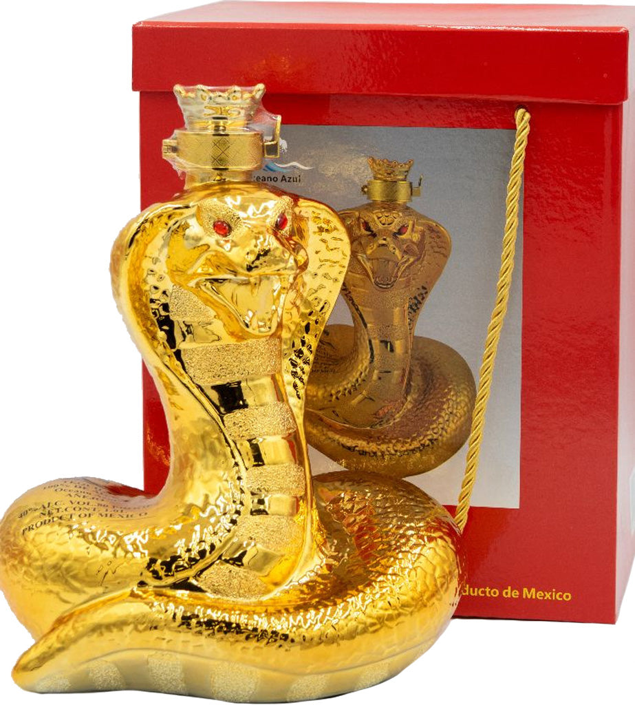 Oceano Azul Golden Snake Anejo Tequila 1L – Mission Liquor
