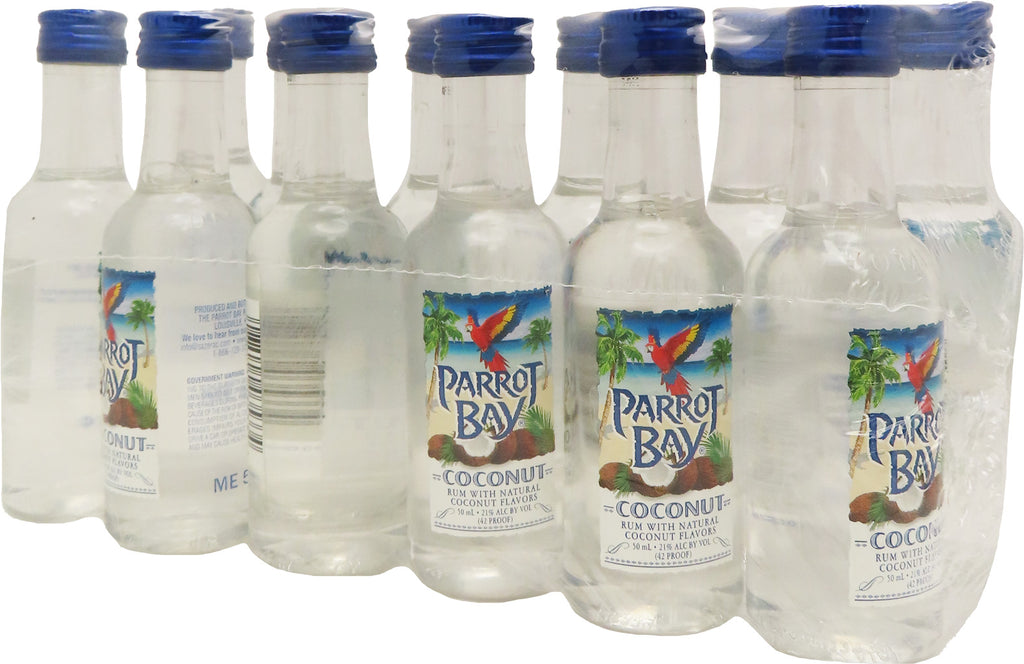 Parrot Bay Coconut Rum 50ml 12pk – Mission Liquor