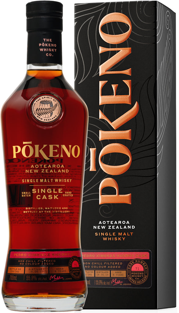 Pokeno PX Sherry Cask 71 Single Malt Whisky 700ml – Mission Wine & Spirits
