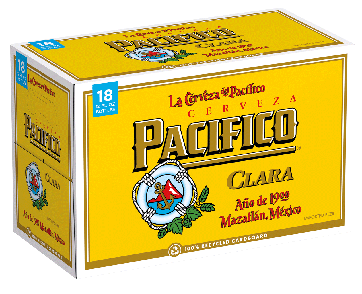 Pacifico Beer 18pk Btls – Mission Wine & Spirits
